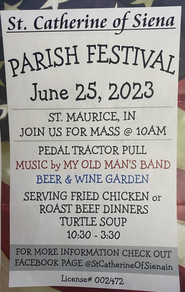 St. Catherine of Siena Parish Festival – WTRE Radio