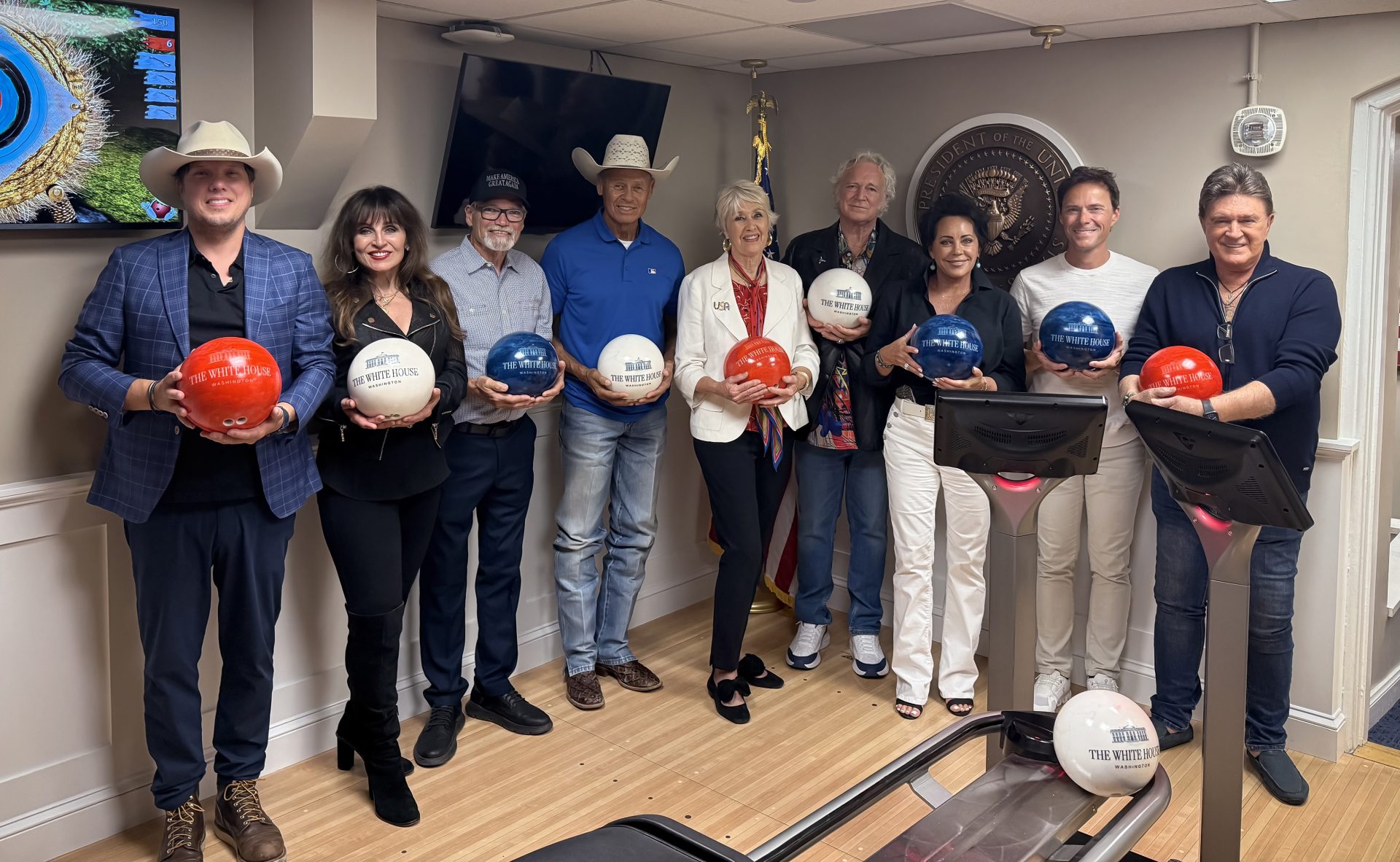 Country Legends Invited to Truman Bowling Alley at the White House for ...